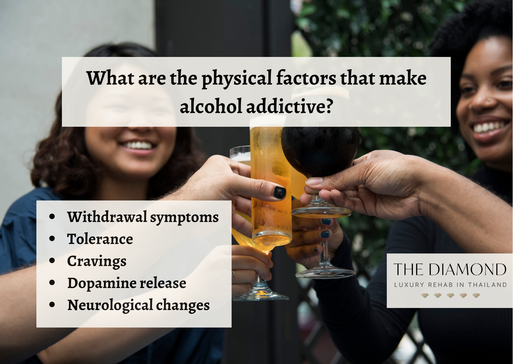 Why is alcohol addictive? The physical and psychological factors and ...