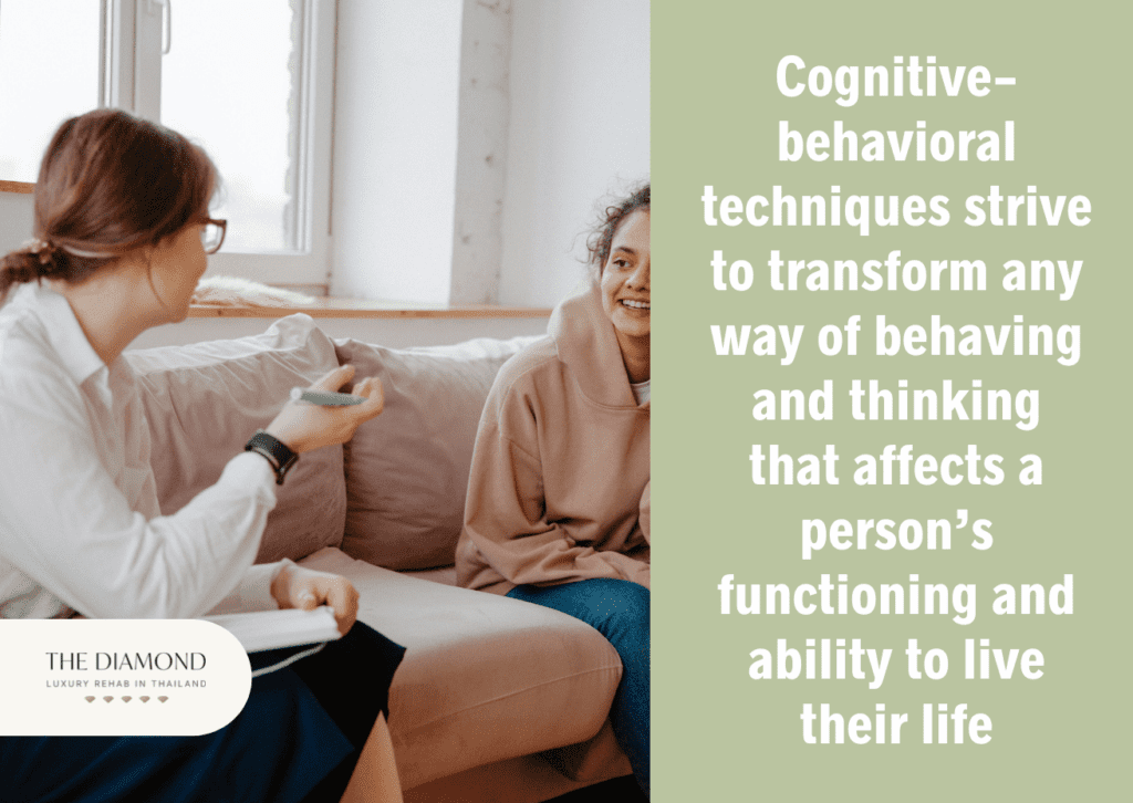 9 cognitive behavioral therapy techniques - The Diamond Rehab Thailand
