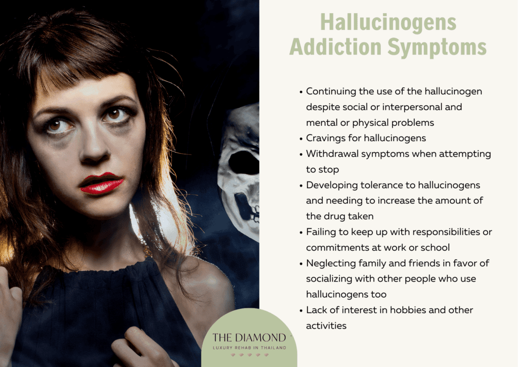 Hallucinogens addiction symptoms and treatment - The Diamond Rehab Thailand