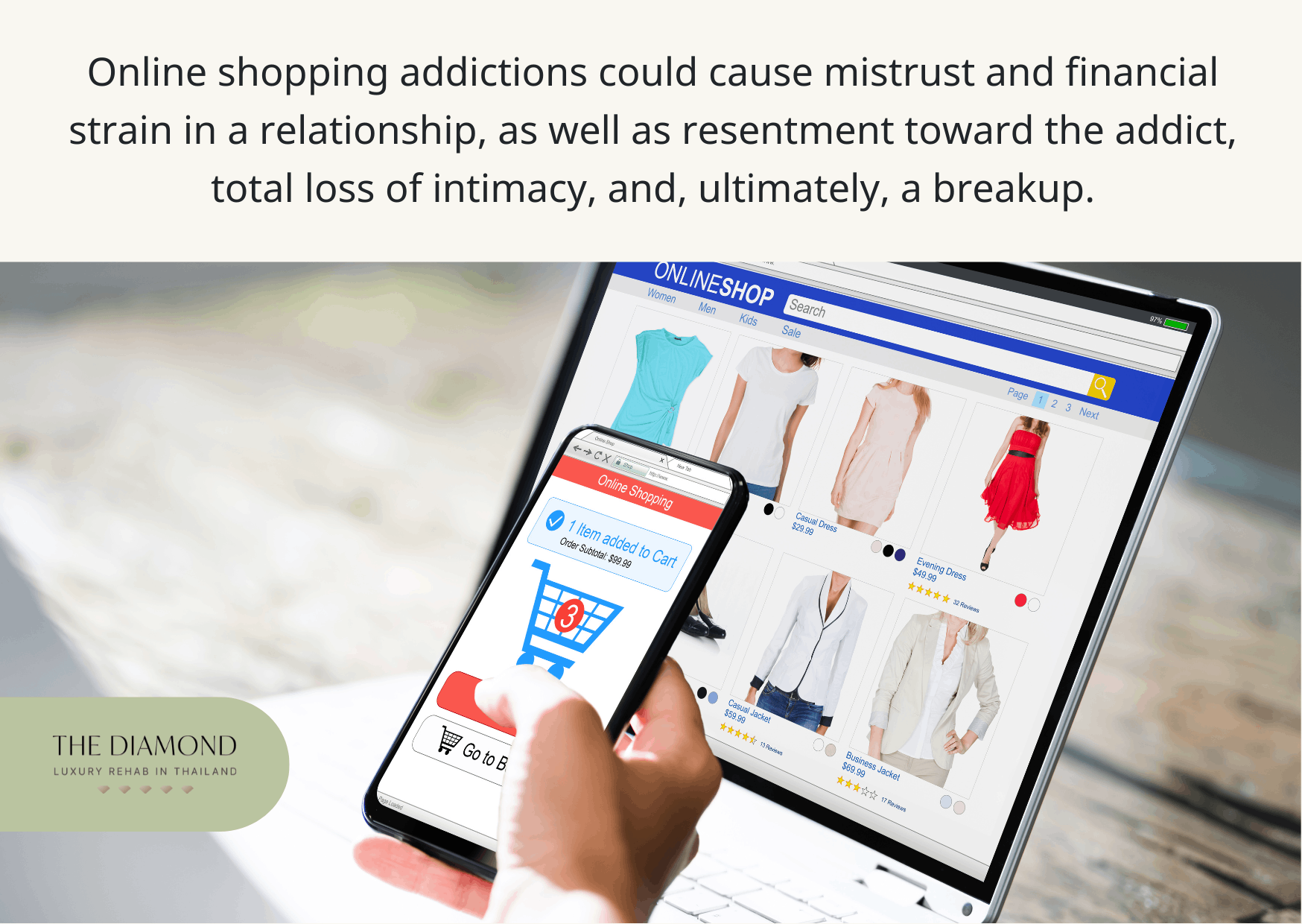 Online shopping addiction: definition, symptoms, risk factors, and ...