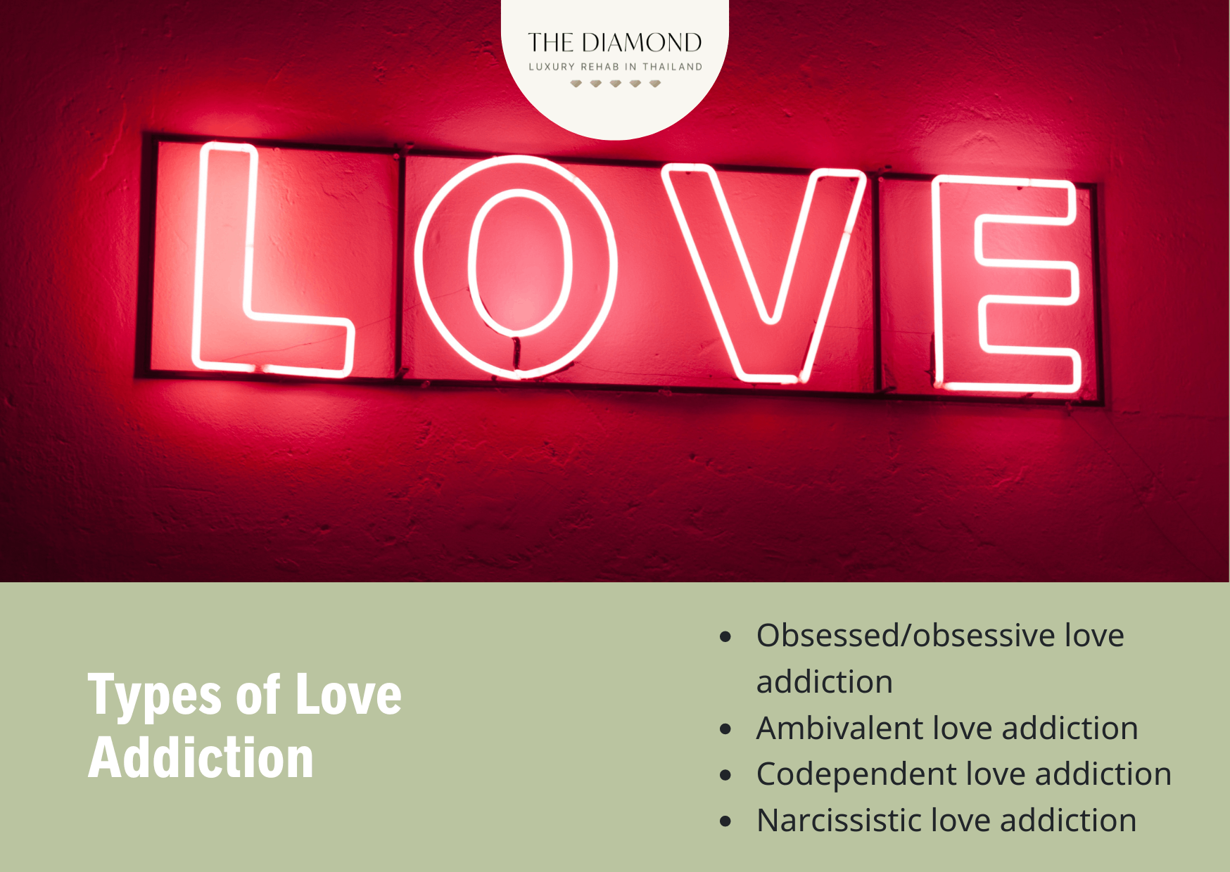 Love addiction: definition, types, causes, and treatment - The Diamond ...