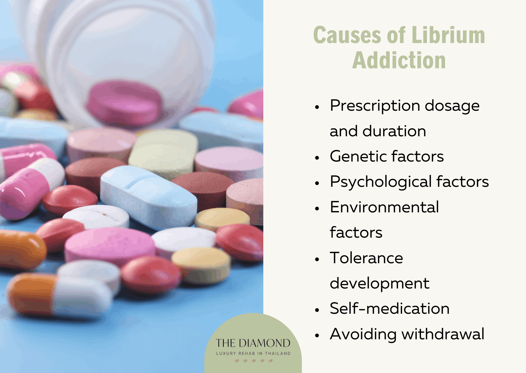 Librium addiction: causes, symptoms, treatments, and risk factors - The Diamond Rehab Thailand