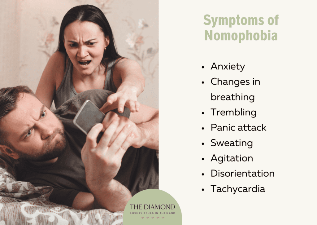 Nomophobia: Definition, causes, symptoms, and risk factors - The Diamond Rehab Thailand