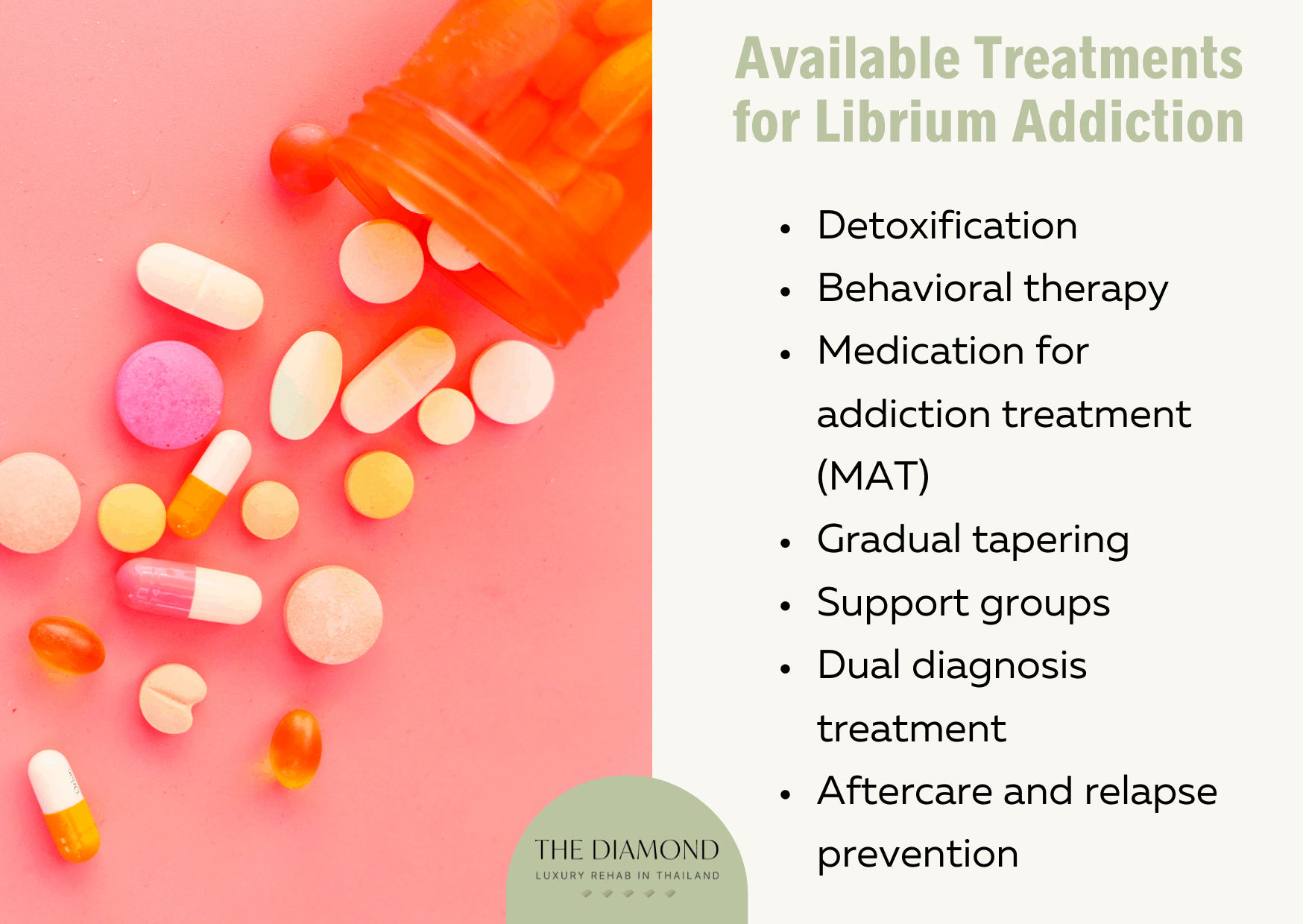 Librium addiction: causes, symptoms, treatments, and risk factors - The Diamond Rehab Thailand