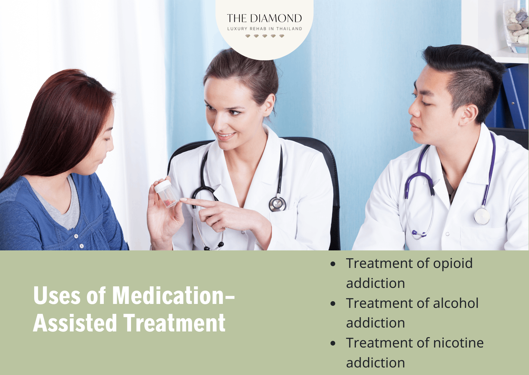 Medication-assisted treatment (MAT): definition, benefits, uses, and effectivity - The Diamond ...