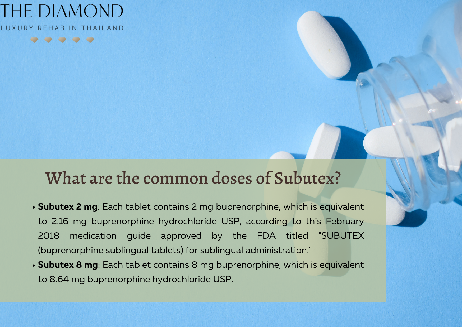 Subutex: definition, side effects, use, administration, and interaction ...