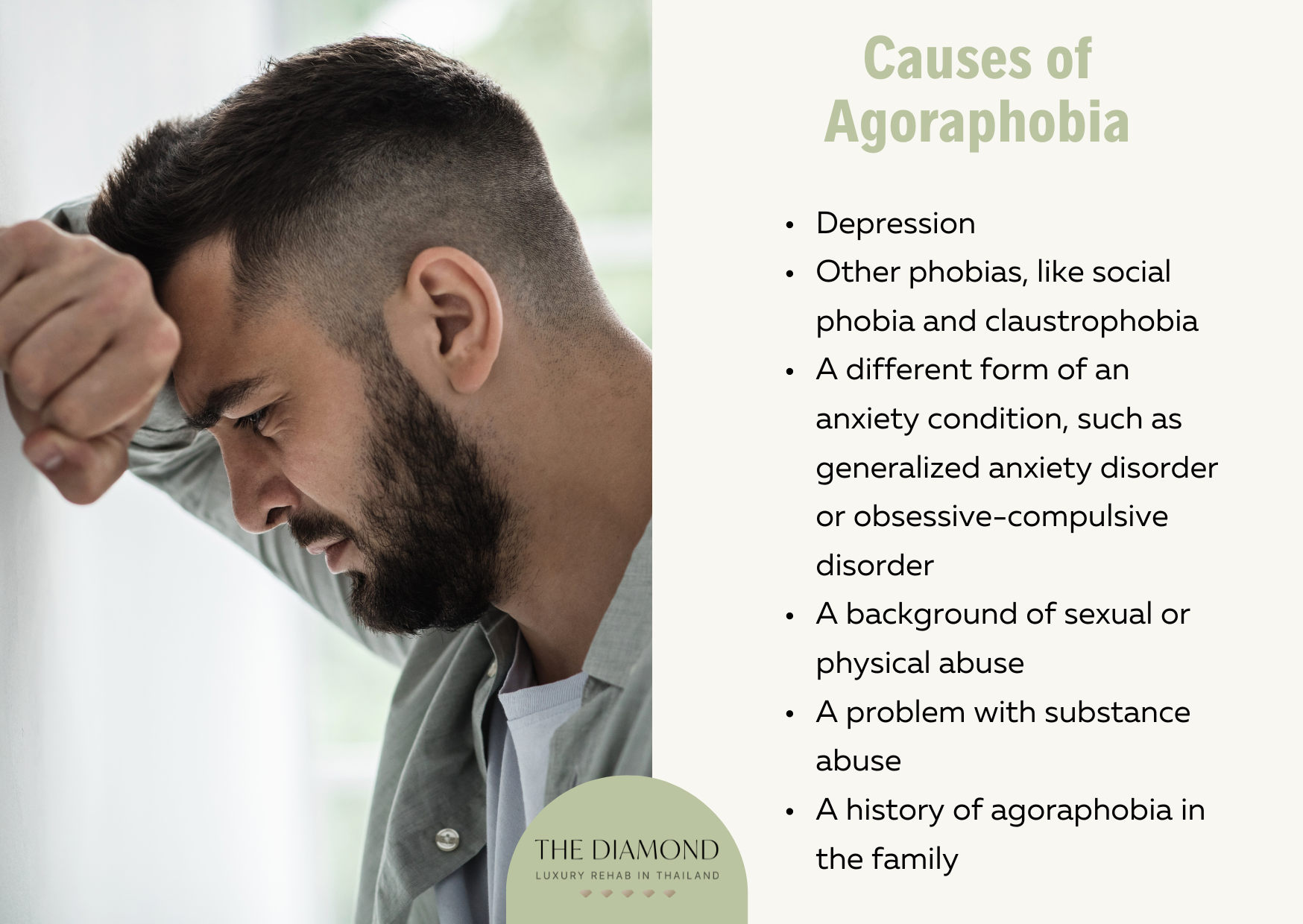 Agoraphobia: definition, causes, symptoms, and treatments - The Diamond Rehab Thailand