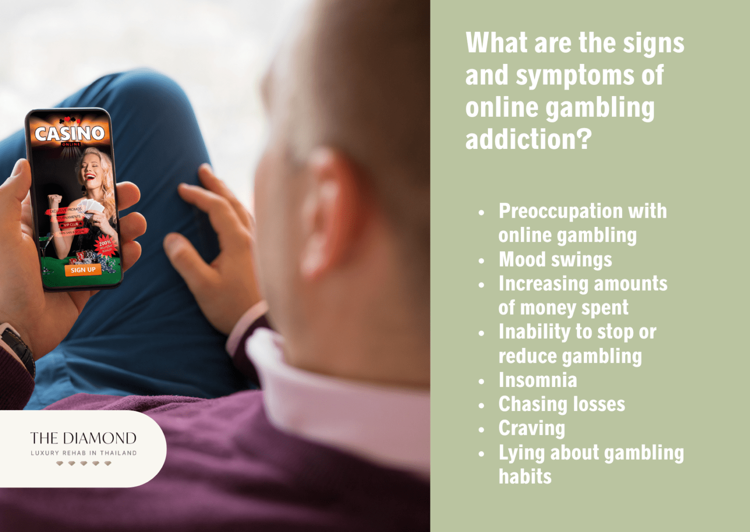 Online gambling addiction: signs, symptoms, psychological effects, and ...