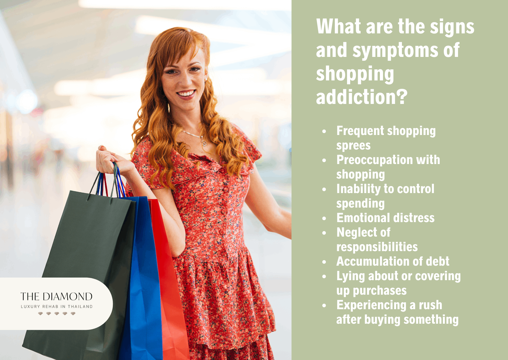 Shopping addiction (oniomania): signs, causes, effects, and treatment ...