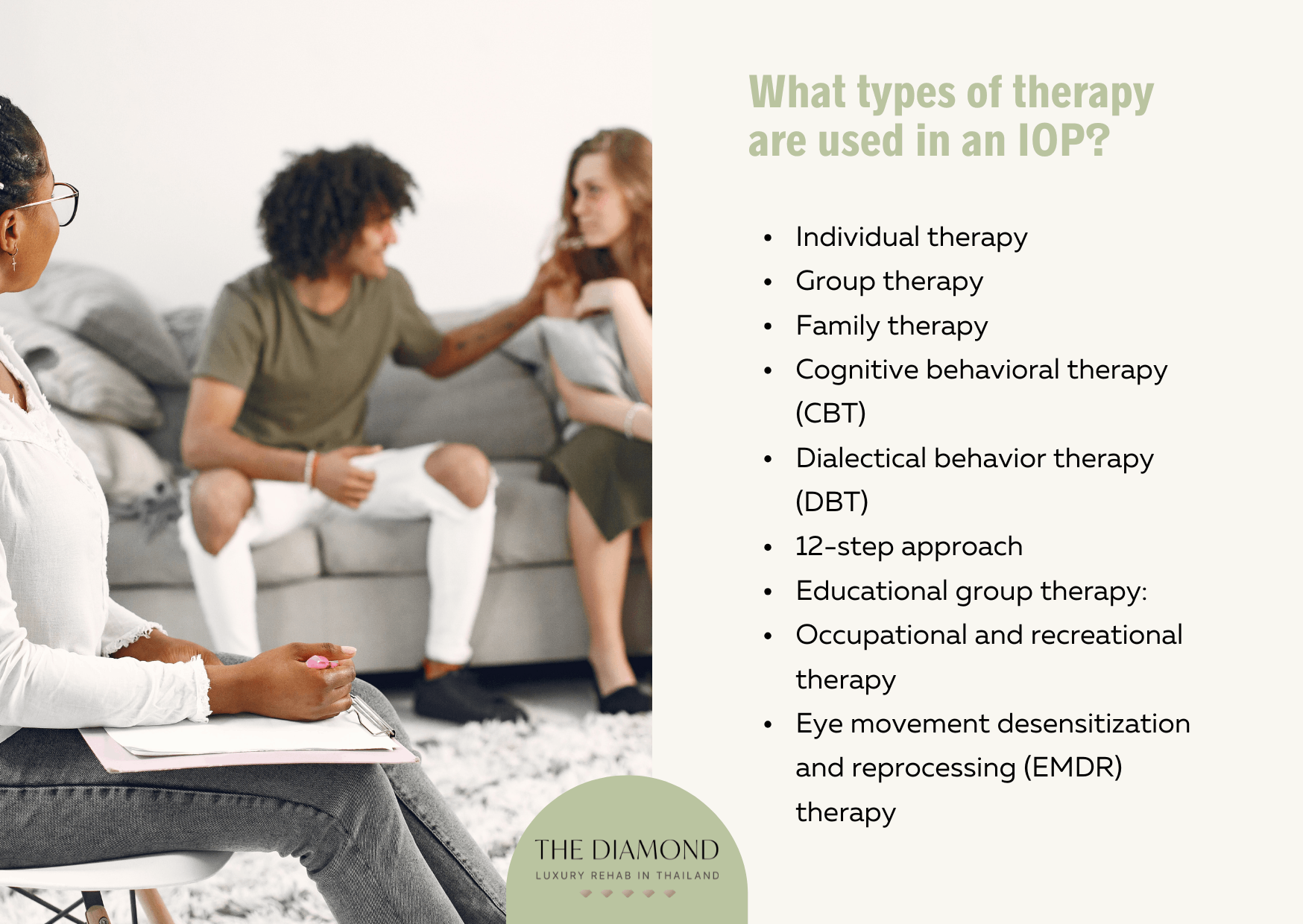 Intensive Outpatient Program (IOP) - The Diamond Rehab Thailand