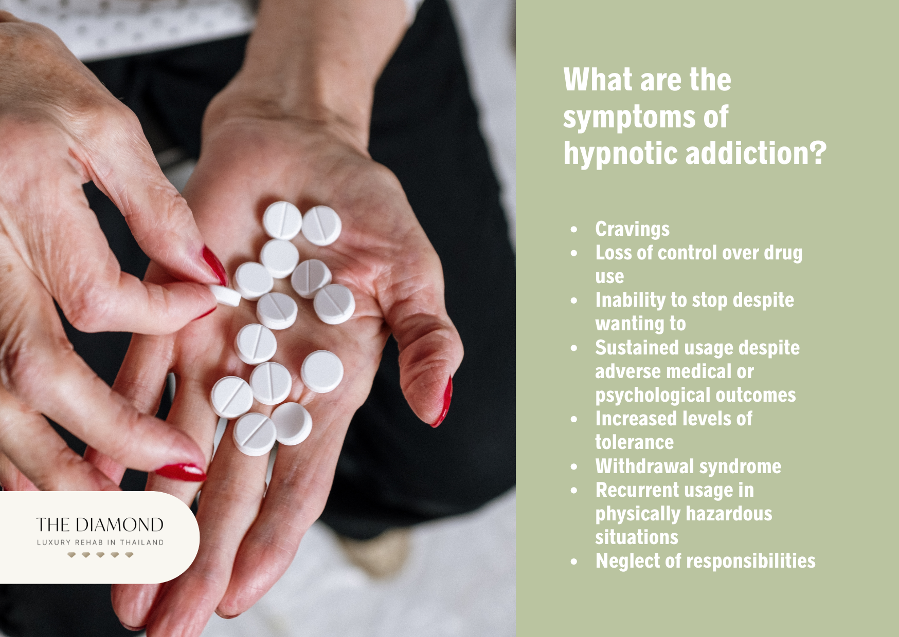 Hypnotic addiction: symptoms, causes, effects, and treatment - The Diamond Rehab Thailand